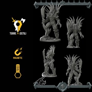 King of Blades Construct Warforged Miniature Pathfinder Dnd - Etsy