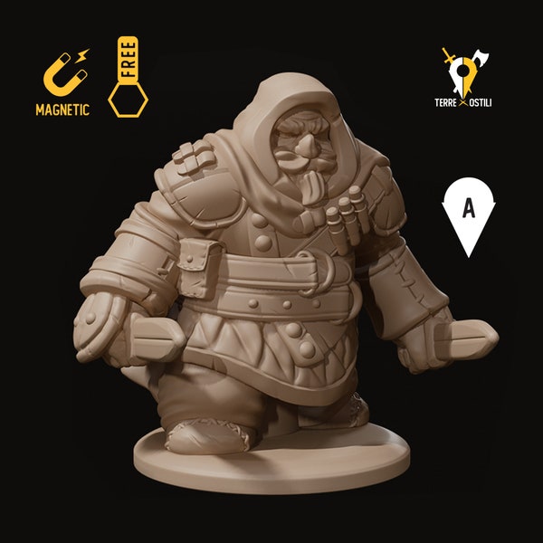 Dwarf Bandit Miniature - Etsy