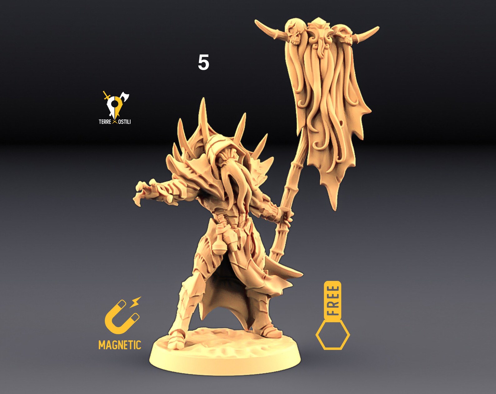 Illithid Mind Flayers Dnd Miniatures Dungeons and Dragons - Etsy