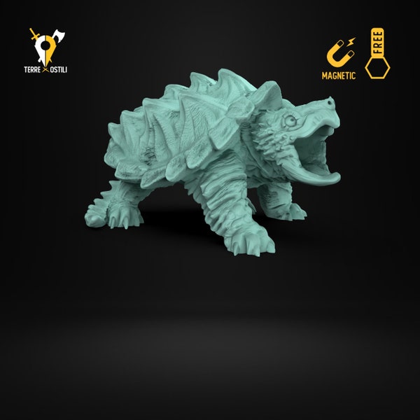 Dragon Turtle Dnd Miniature - Etsy