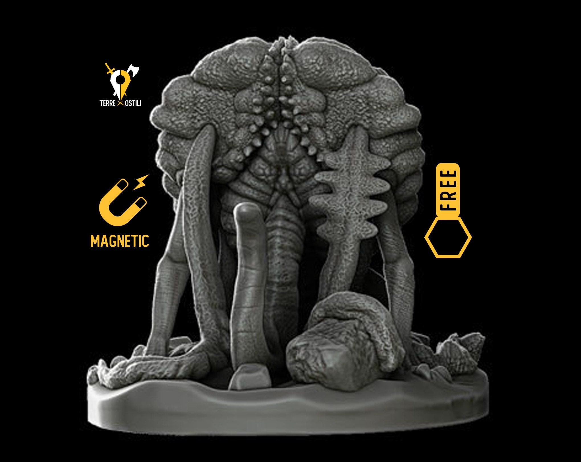 Elder Brain Magnetic Dnd Miniatures Dungeons and Dragons D&D | Etsy