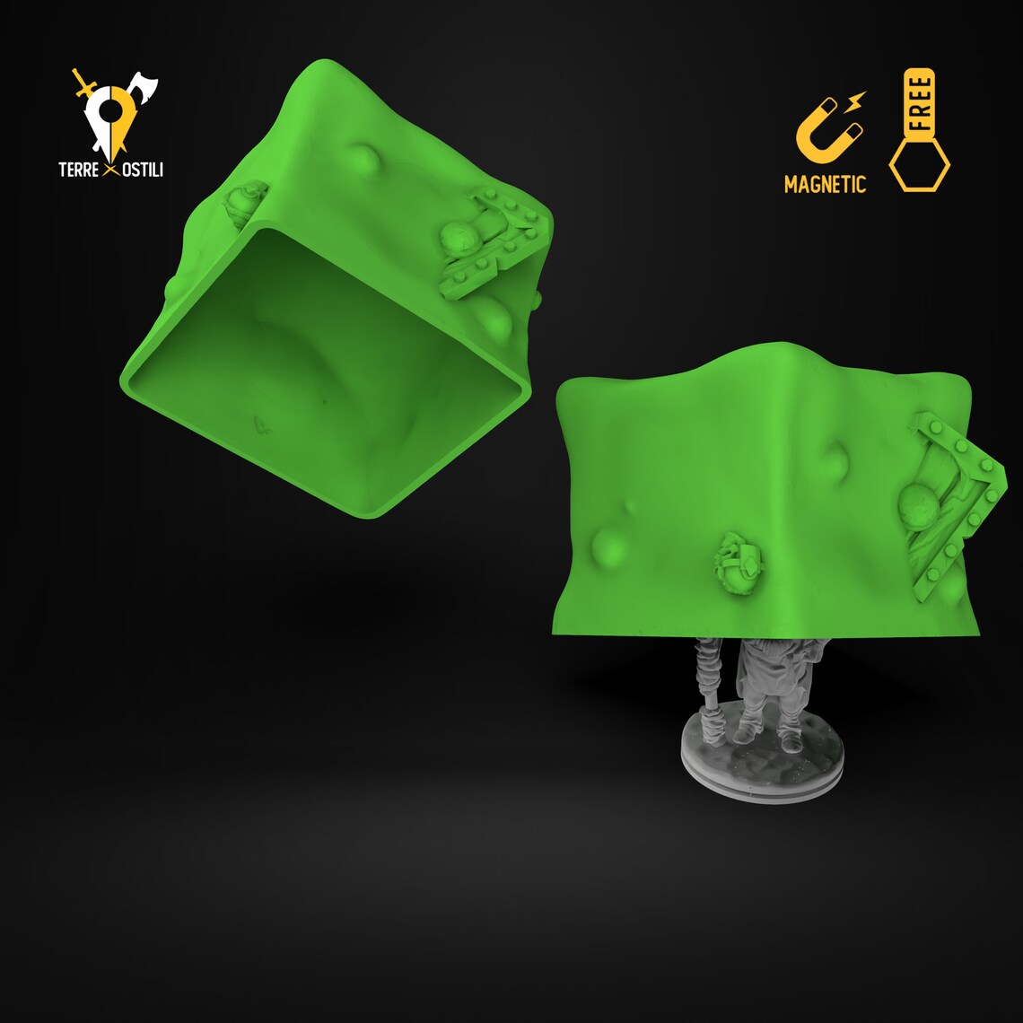 Gelatinous Cube Ooze Miniature Dungeons and Dragons Dnd | Etsy