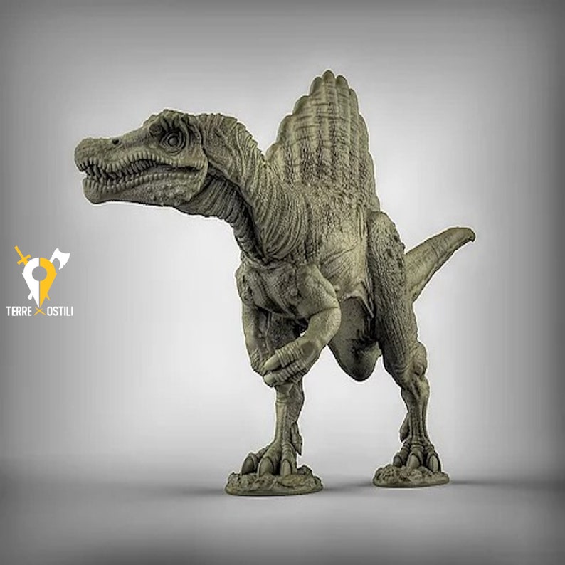 Spinosaurus Dinosaur Miniature 3d Compatible With Dungeons and - Etsy