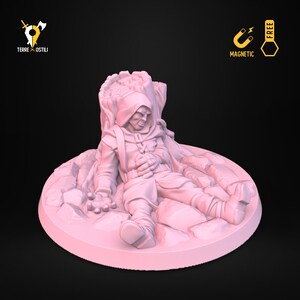 Dead Bandit Corpse Miniature Dungeons and Dragons Pathfinder - Etsy