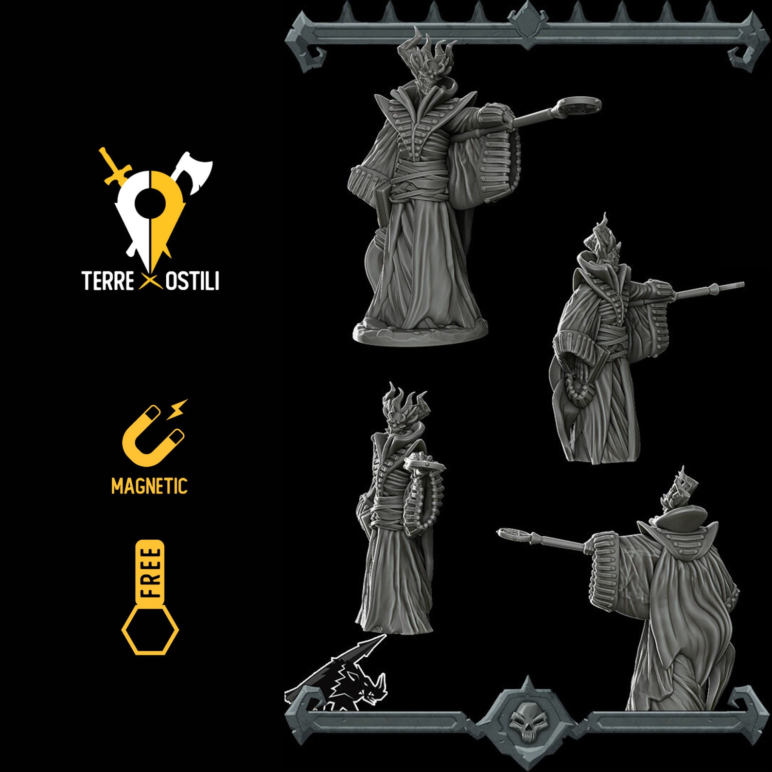 Asmodeus Devil Patron Miniature Pathfinder Dnd Dungeons and - Etsy