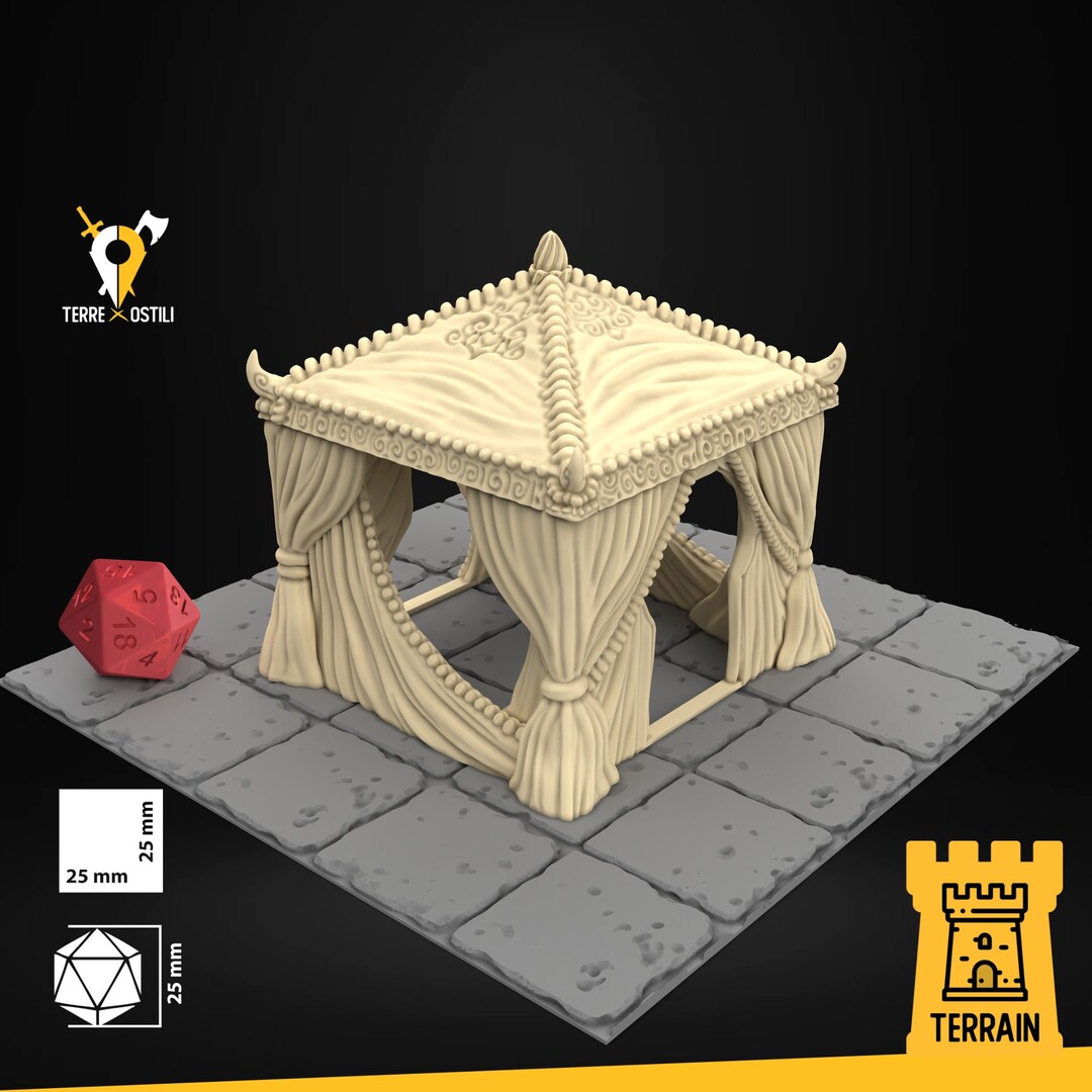 Tent Noble Oasis Sheikh Scenery Terrain Medieval Fantasy Wargame ...