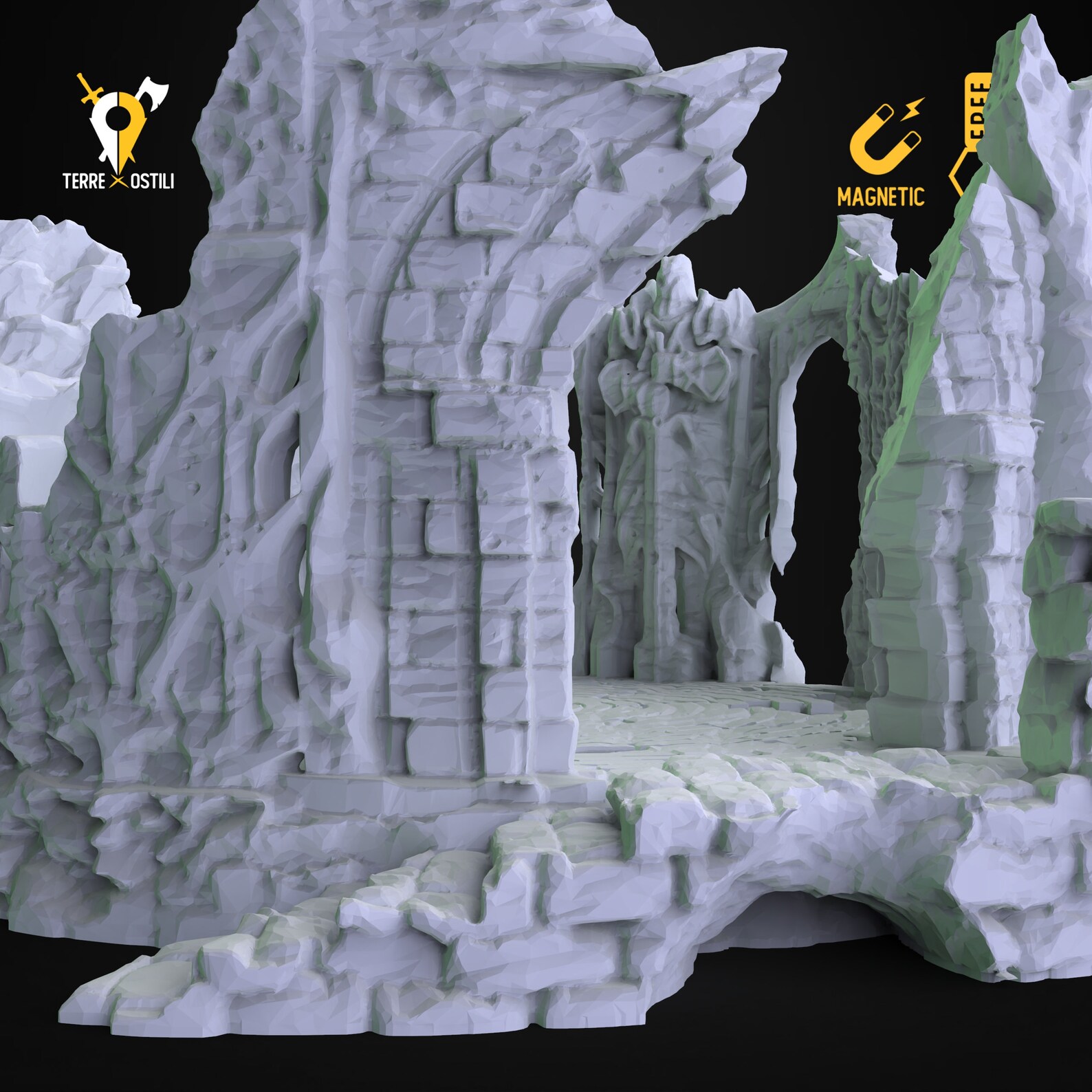 Ruin Altar Ancient Eldritch Portal Building Scenery Terrain - Etsy