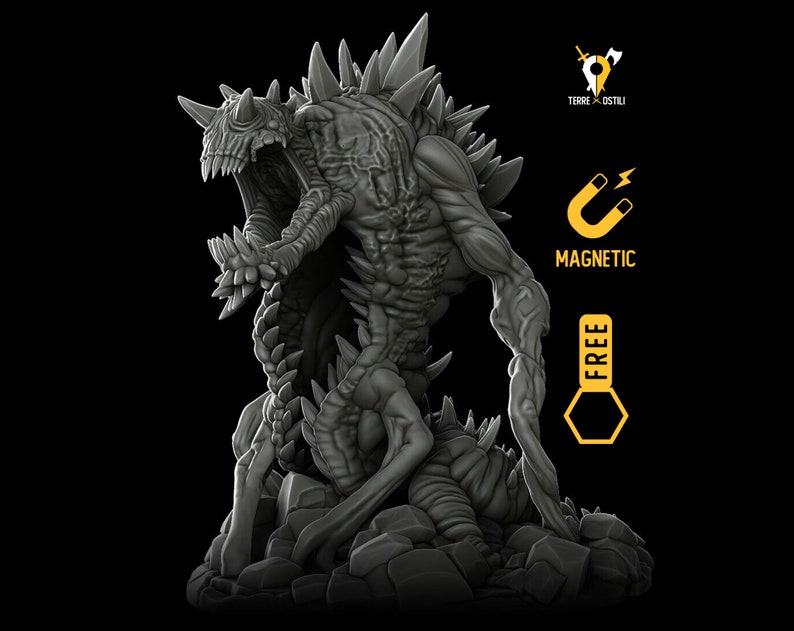 Carrion crawler miniatura Dungeons and dragons DnD Age of | Etsy