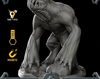 Gray Render Grey Ripper Miniature for Tabletop Games Like - Etsy
