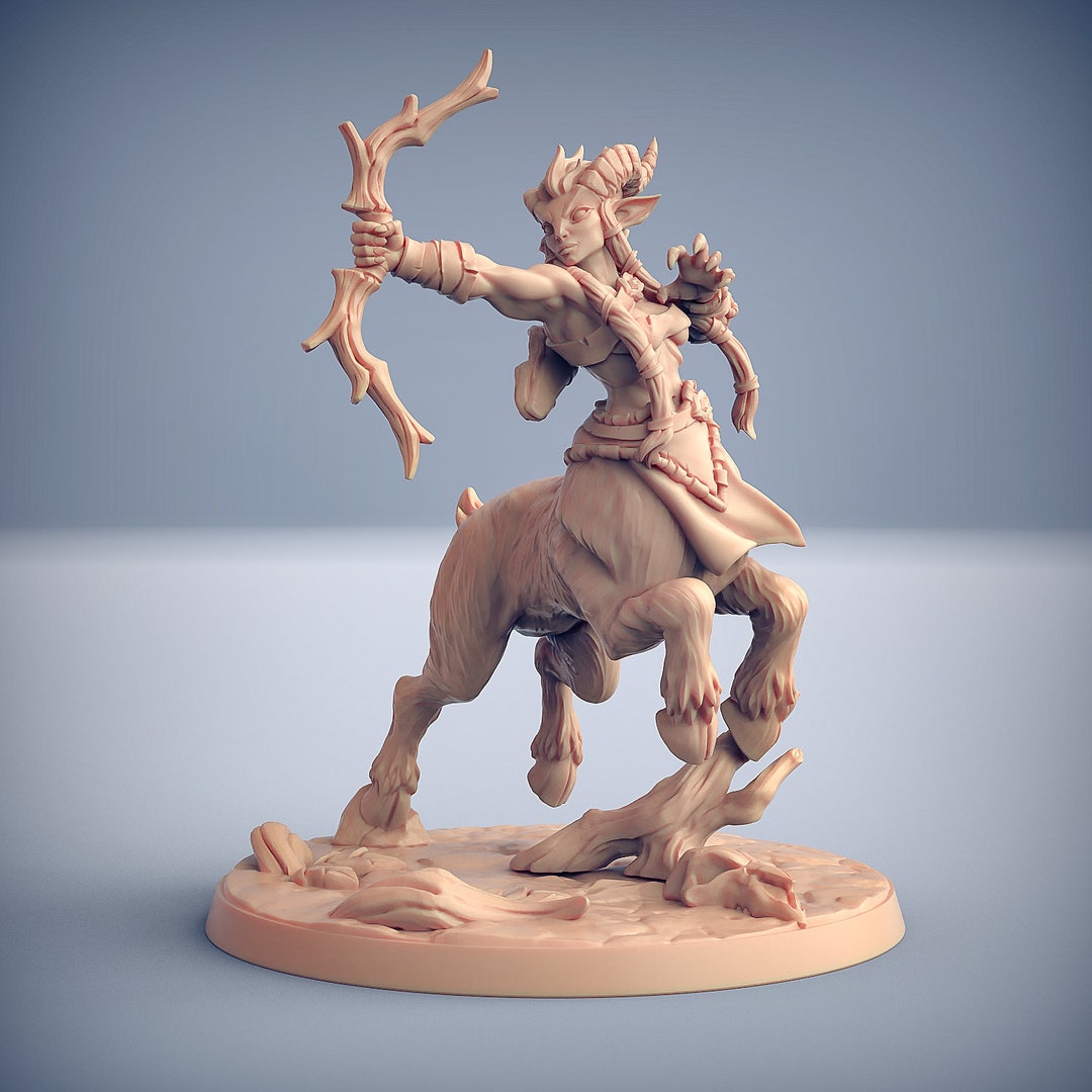 Centaur Archer Ranger Monstrosity Miniature 3d Magnetic Compatible With ...