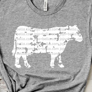 Heifer SVG - Grunge Heifer Svg, Grunge Cow Svg, Heifer Shirt Decal ...