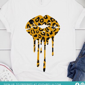 Leopard Print Lips SVG, Lips Svg, Halloween Lips SVG, Sassy Lips Svg ...