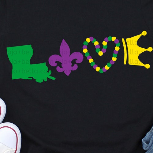 Heart Mardi Gras Svg Fat Tuesday Svg Fleur De Lis Svg Mardi - Etsy