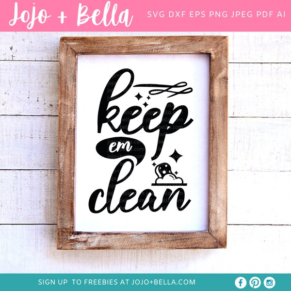 Keep Clean Bathroom Signs - Etsy