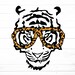 Tiger Svg, Tiger Glasses Svg, Leopard Print Svg, Tiger Sunglasses Svg ...