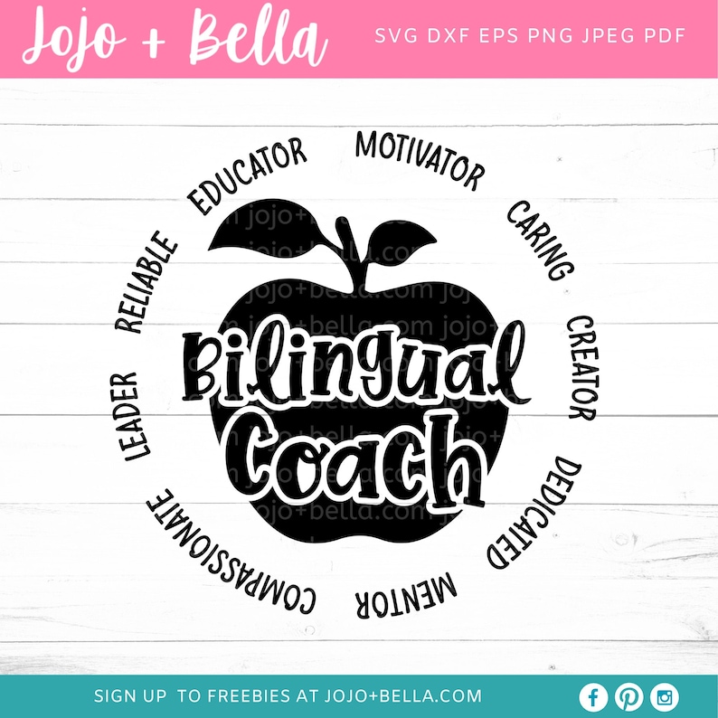 Bilingual Coach Svg, Teacher Svg, Bilingual Teacher Svg, Language ...