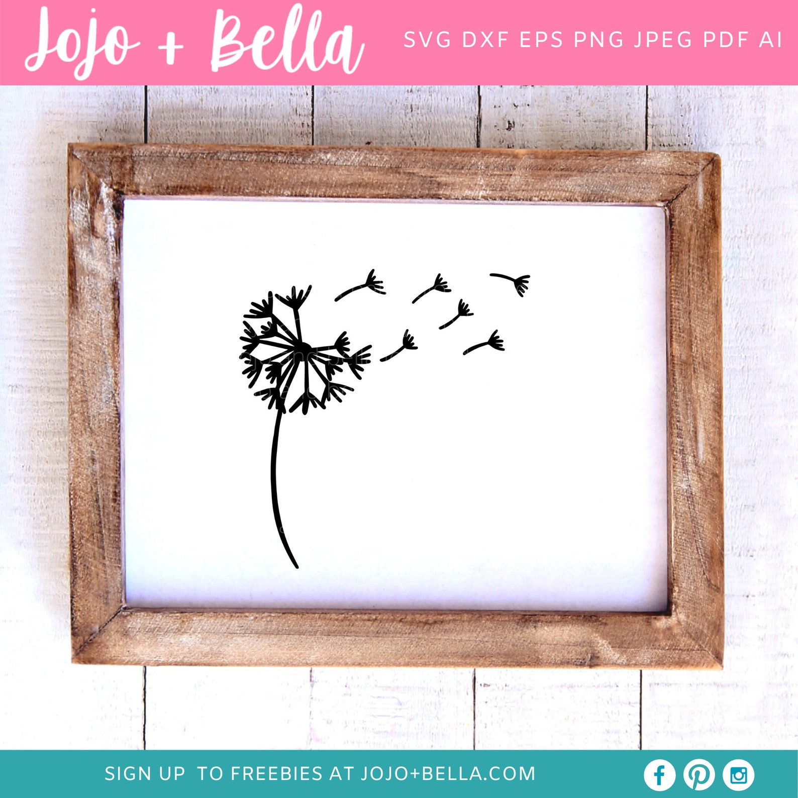 Dandelion Svg, Dandelion Png, Dandelion Cut File, Dandelion Dxf, Svg ...