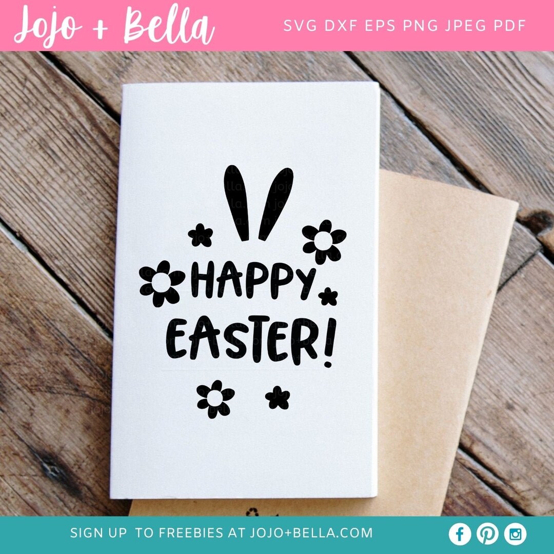 Easter SVG, Happy Easter Svg, Easter Cut File, Easter Bunny Svg, Easter ...