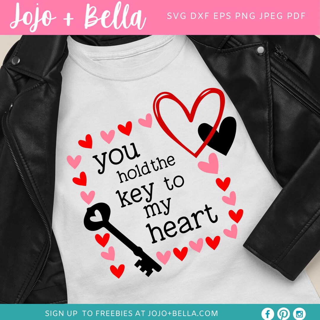 Love Svg, Valentines Svg, Key to My Heart Svg, Valentines Day Svg ...