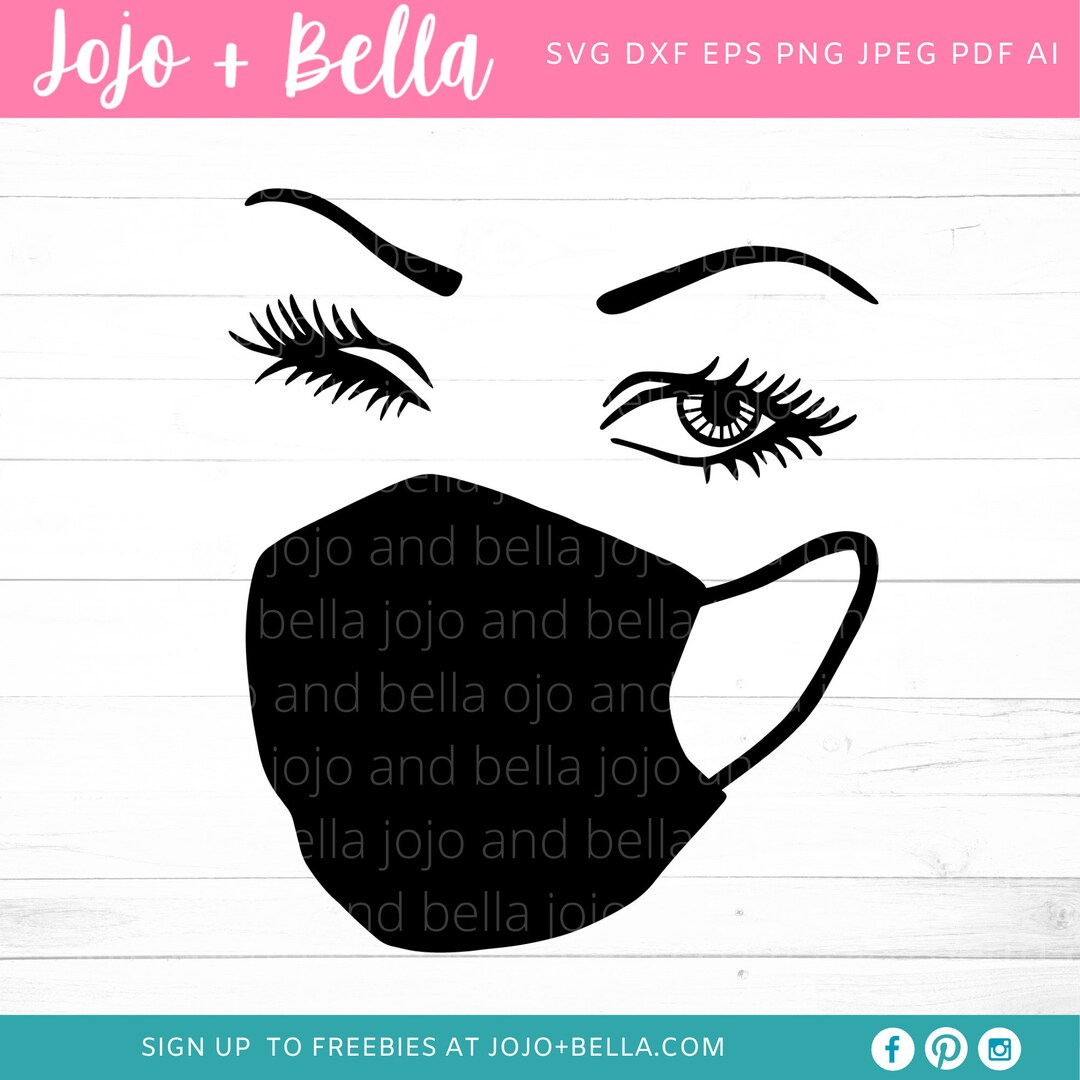 Máscara facial svg, máscara facial svg, cuarentena svg, máscara médica ...
