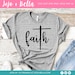 Faith Svg, Faith Dxf, Faith Printable, Face Iron on Cut File, Faith Svg ...