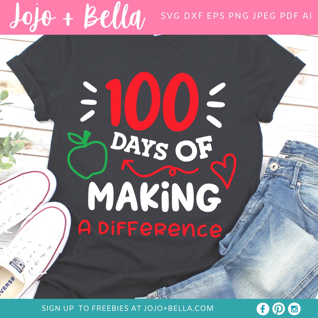 100 Days of School Svg, Teacher Svg, Svg, School Svg, Kids Svg, Teacher ...