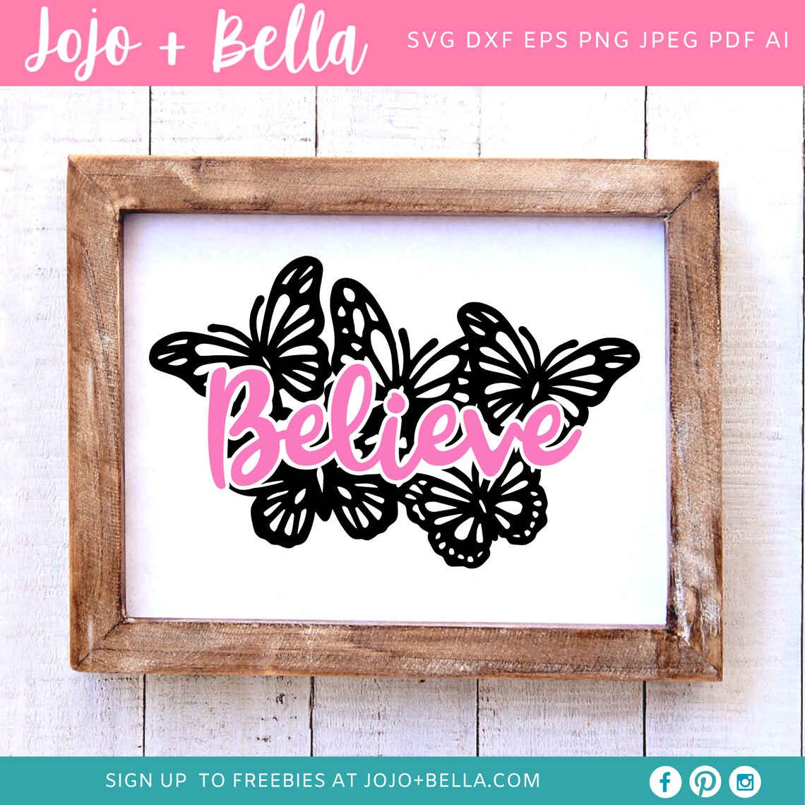 Believe SVG, Butterfly Svg, Inspirational Svg, Butterfly Clipart ...