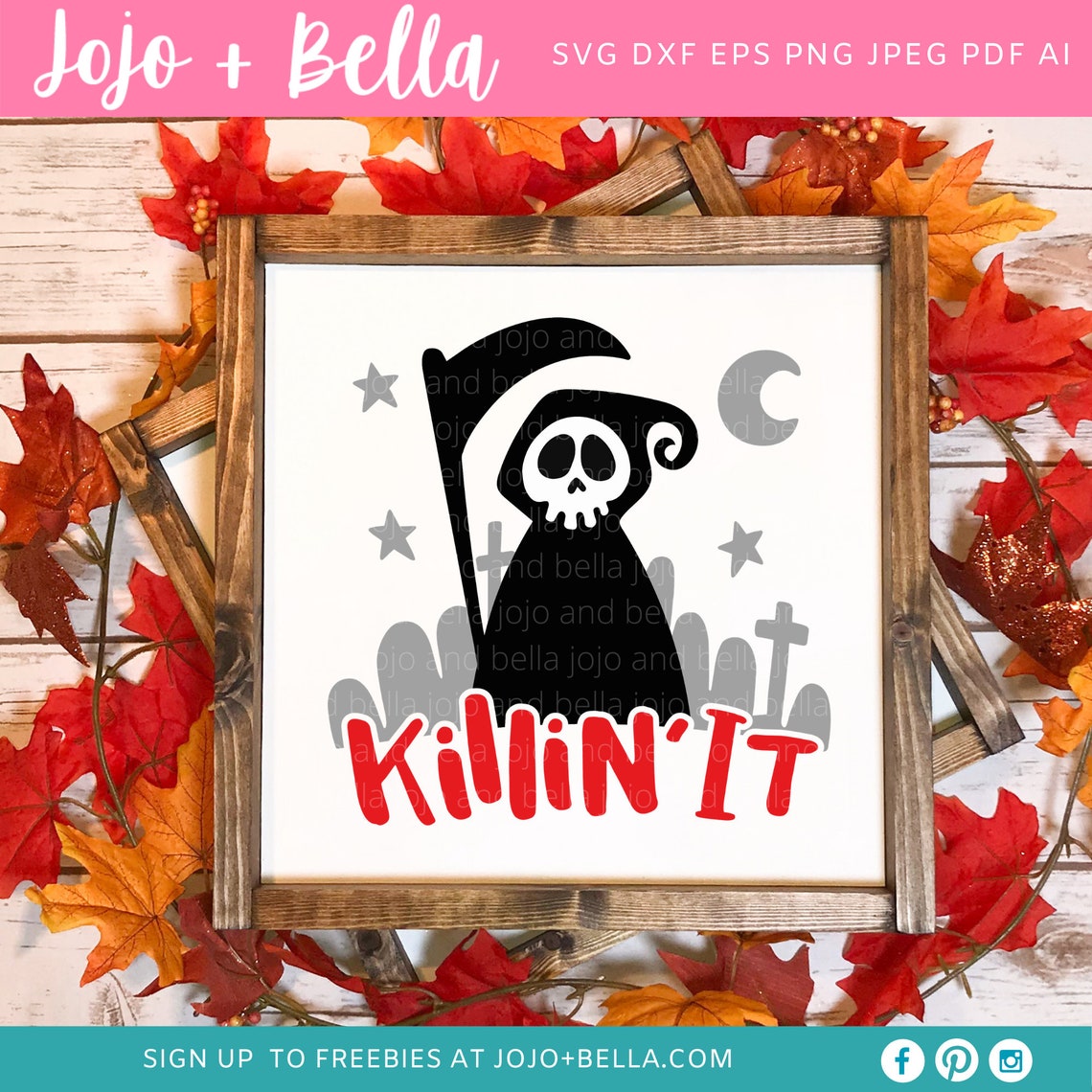 Killin' It Svg, Grim Reaper Svg, Trick or Treat Svg, Halloween Svg ...
