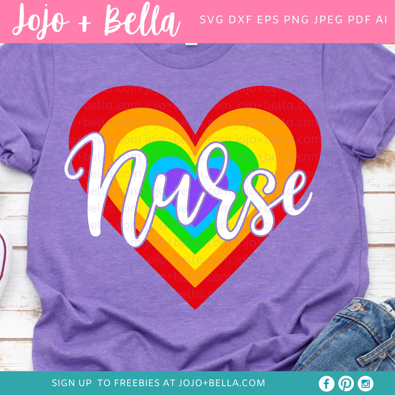 Nurse Svg Rainbow Svg Nurse Rainbow Svg Essential Worker - Etsy