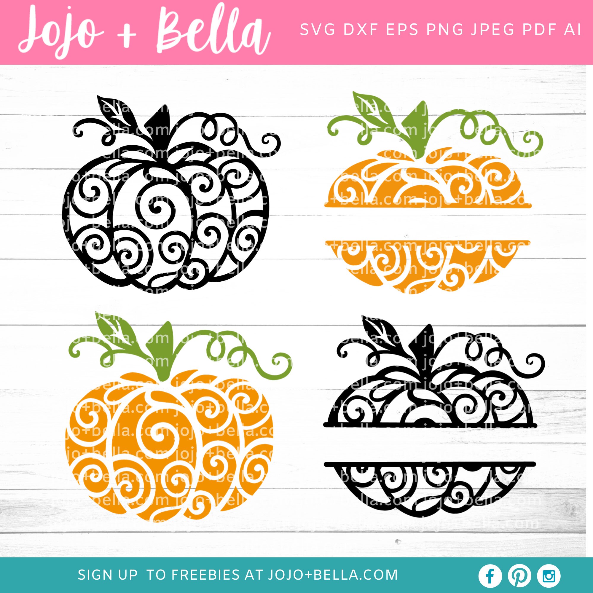 Swirly Pumpkin Svg, Svg Bundle, Pumpkin Svg, Pumpkin SVG Bundle ...