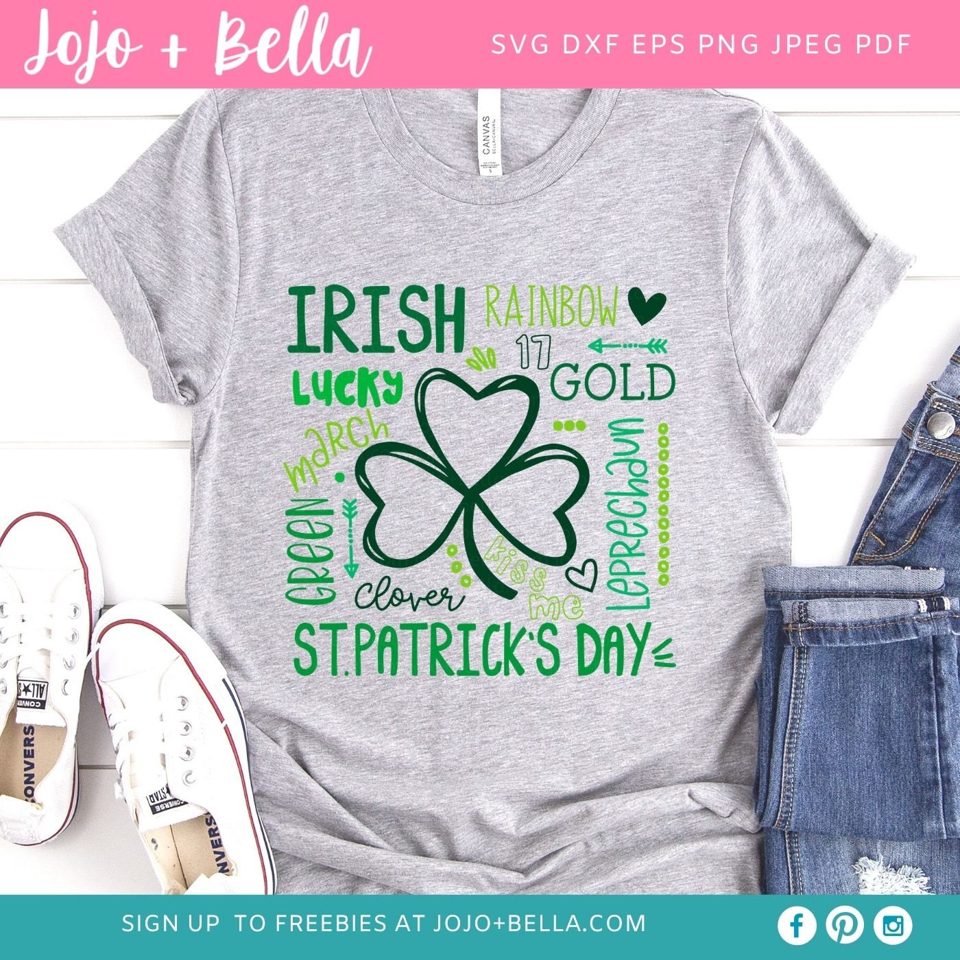 St Patricks Day Svg Lucky Svg Shamrock Svg Word Art Svg St - Etsy