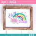 Hello 5th Grade Svg, Back to School Svg, Svg, School Svg, Rainbow Svg ...