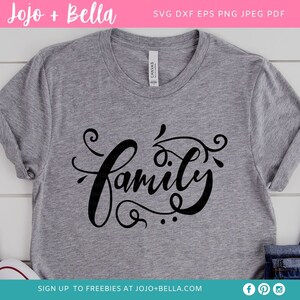 Family Svg, Family Script Svg, Family Sign Svg, Family Shirt Svg ...