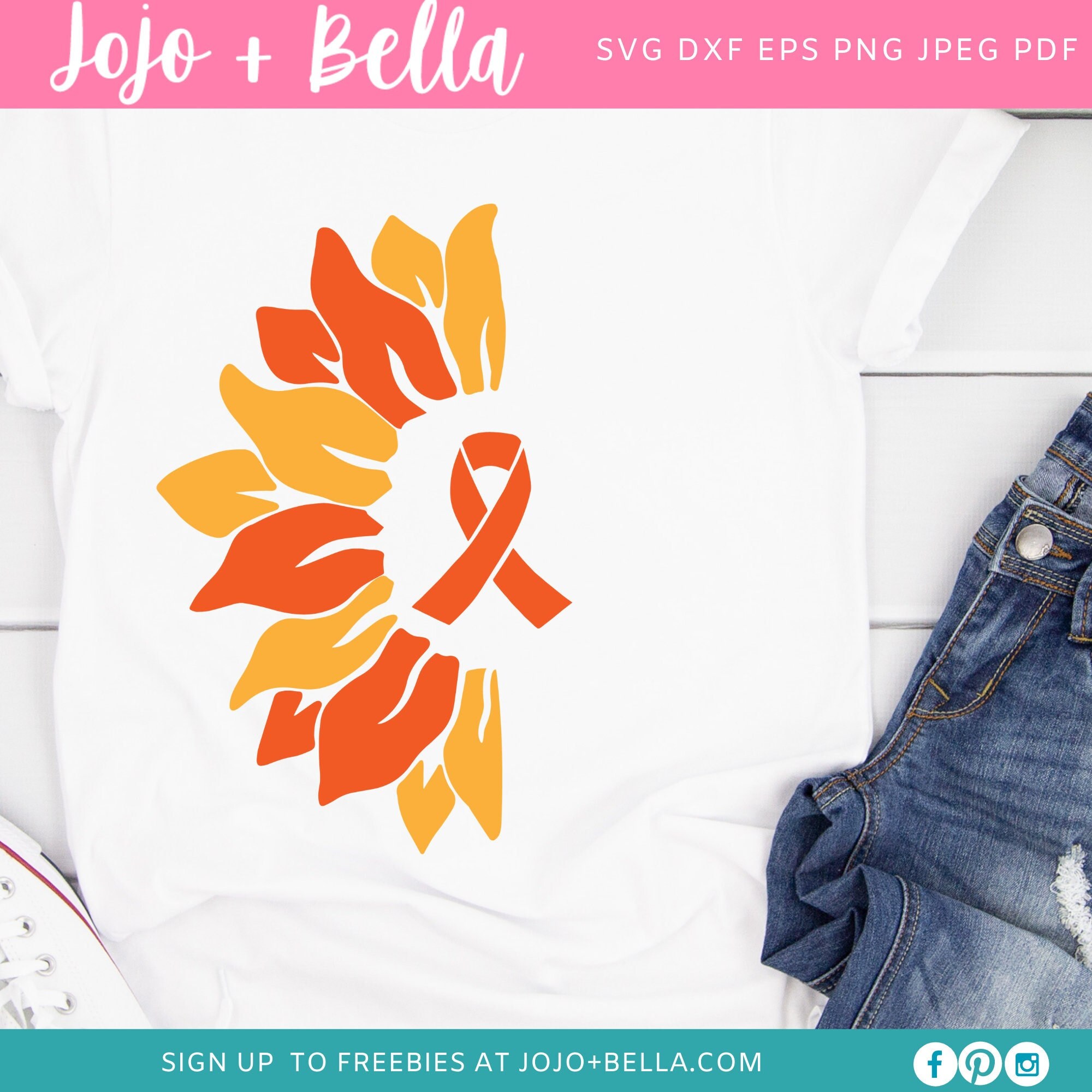 Multiple Sclerosis Svg MS Svg Sunflower SVG Cricut Project - Etsy