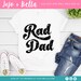 Rad Dad Svg / Dad Svg / Fathers Day SVG / Dad Shirt Svg / Svg Files for ...