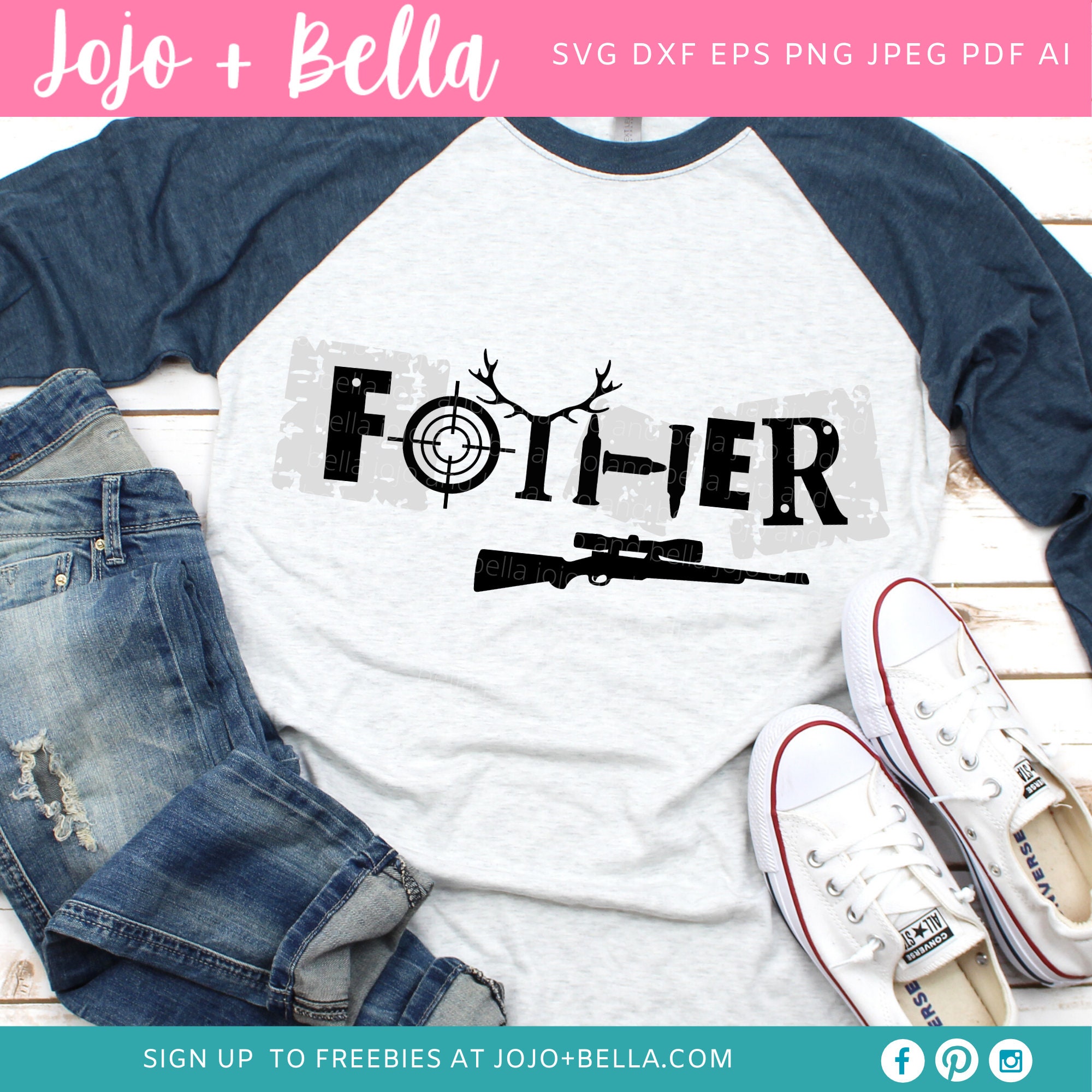Father Svg, Hunting Dad Svg, Dad Svg, Fathers Day Svg, Dad Hunting Svg ...