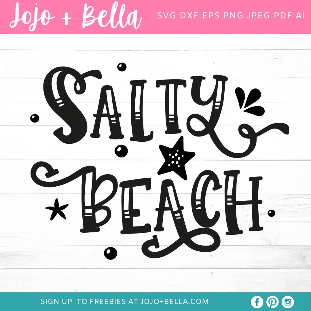 Salty Beach Svg, Summer SVG, Beach Svg, #beachlife Svg, Sun Svg ...