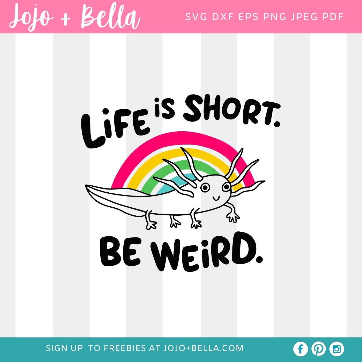 Life Is Short Be Weird Svg Inspirational Quote Svg Mom SVG | Etsy