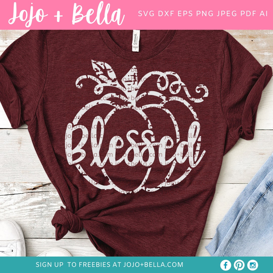 Blessed Svg - Pumpkin Svg, Thanksgiving SVG - Pumpkin Svg File - Fall ...
