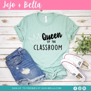 Queen of the Classroom Svg, Teacher Svg, School Svg, Back to School Svg ...