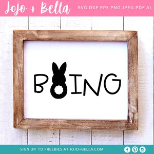 Easter Svg, Boing Svg, Easter Bunny SVG, Boy Bunny Svg, Girl Bunny Svg ...