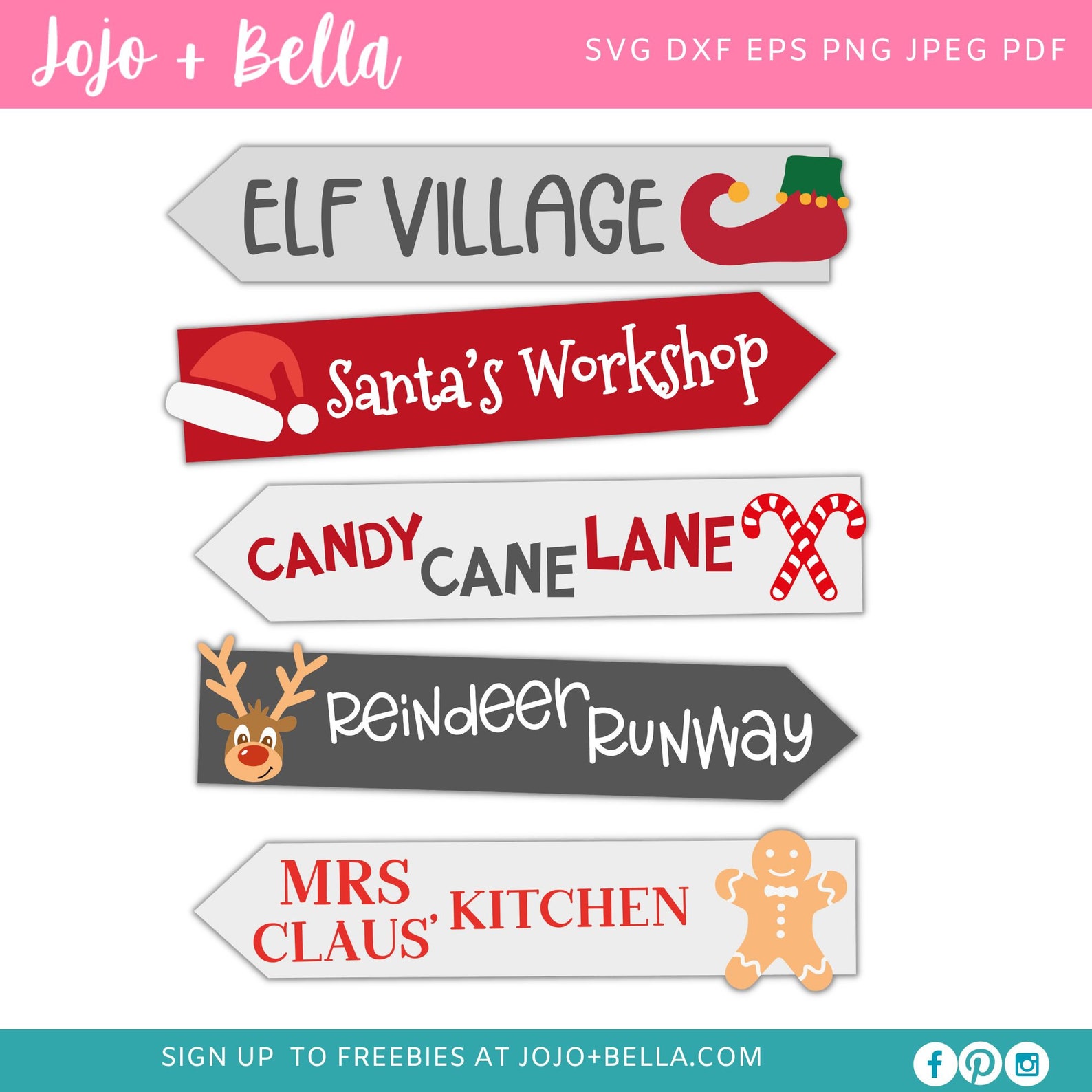 Christmas Sign Post for Laser Cutting and Cricut Christmas - Etsy