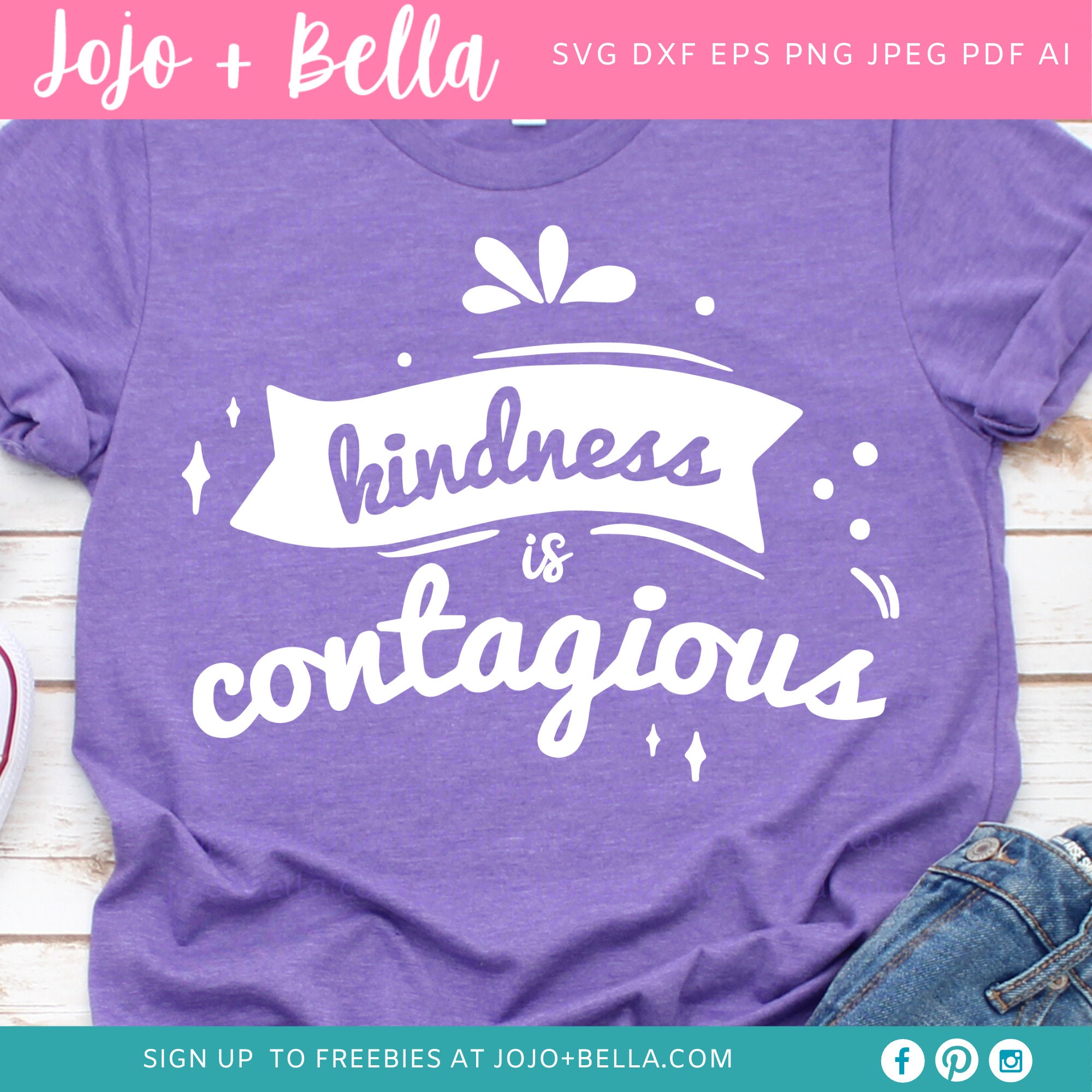 Kindness Is Contagious Svg Kindness Svg Virus Svg Wash Your | Etsy