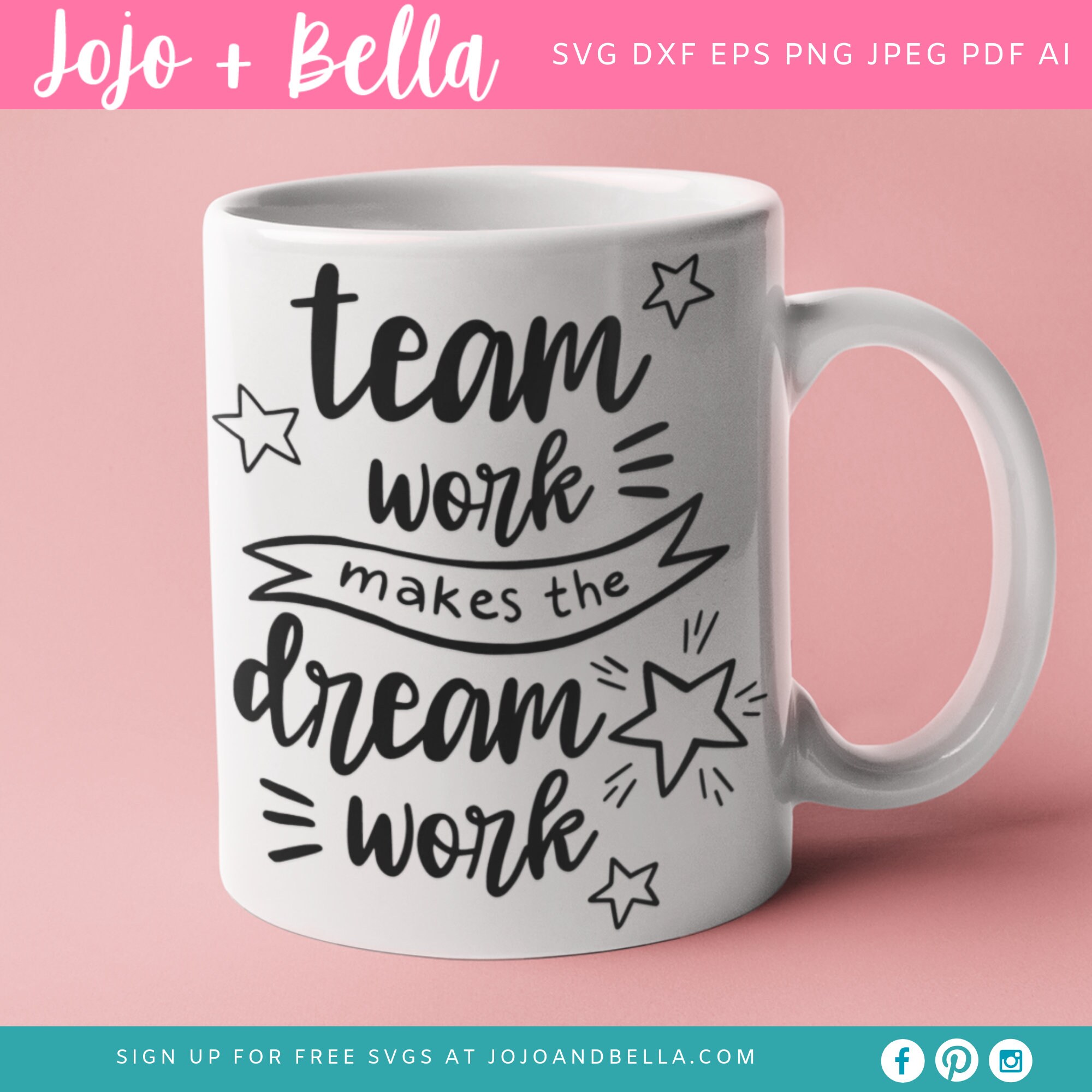 Team Work Makes the Dream Work SVG Office Svg Team Svg - Etsy Australia