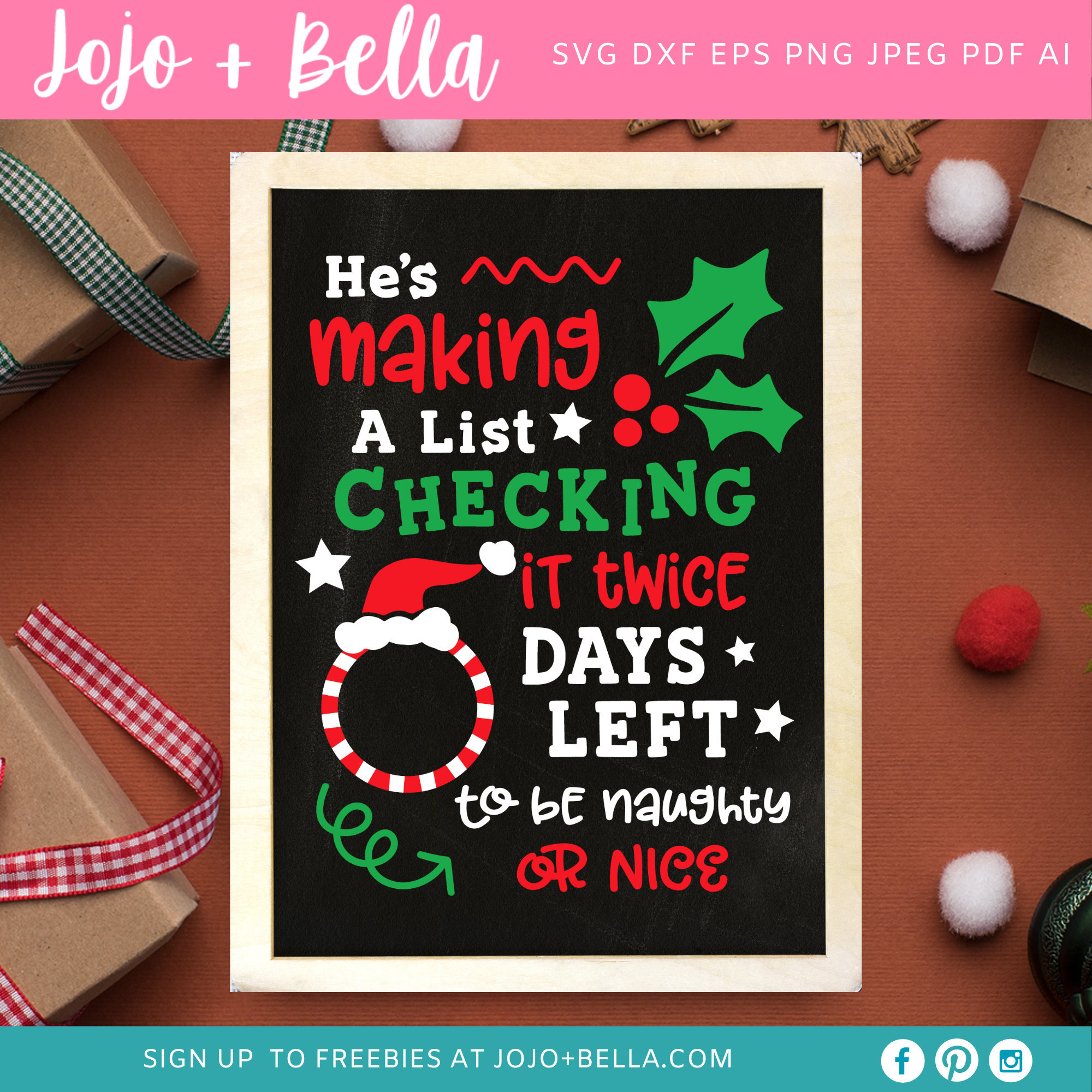 Christmas SVG Christmas Countdown Svg Christmas Calendar - Etsy