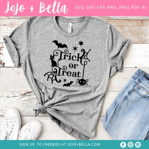 Trick or Treat Svg, Halloween Svg File, Fall Svg File, Svg Cut File ...