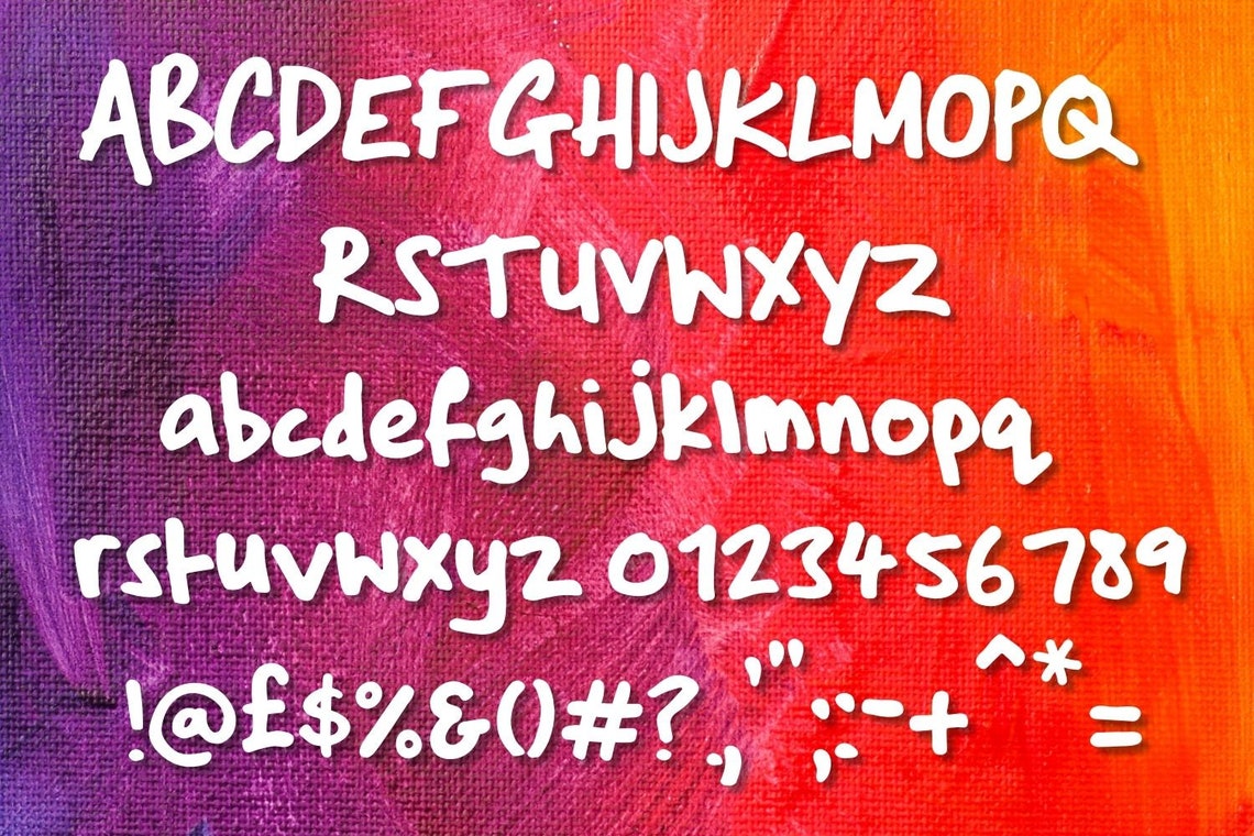 Messy Marker Font, Distressed Font, Graffiti Font, Cricut Font, Kids ...