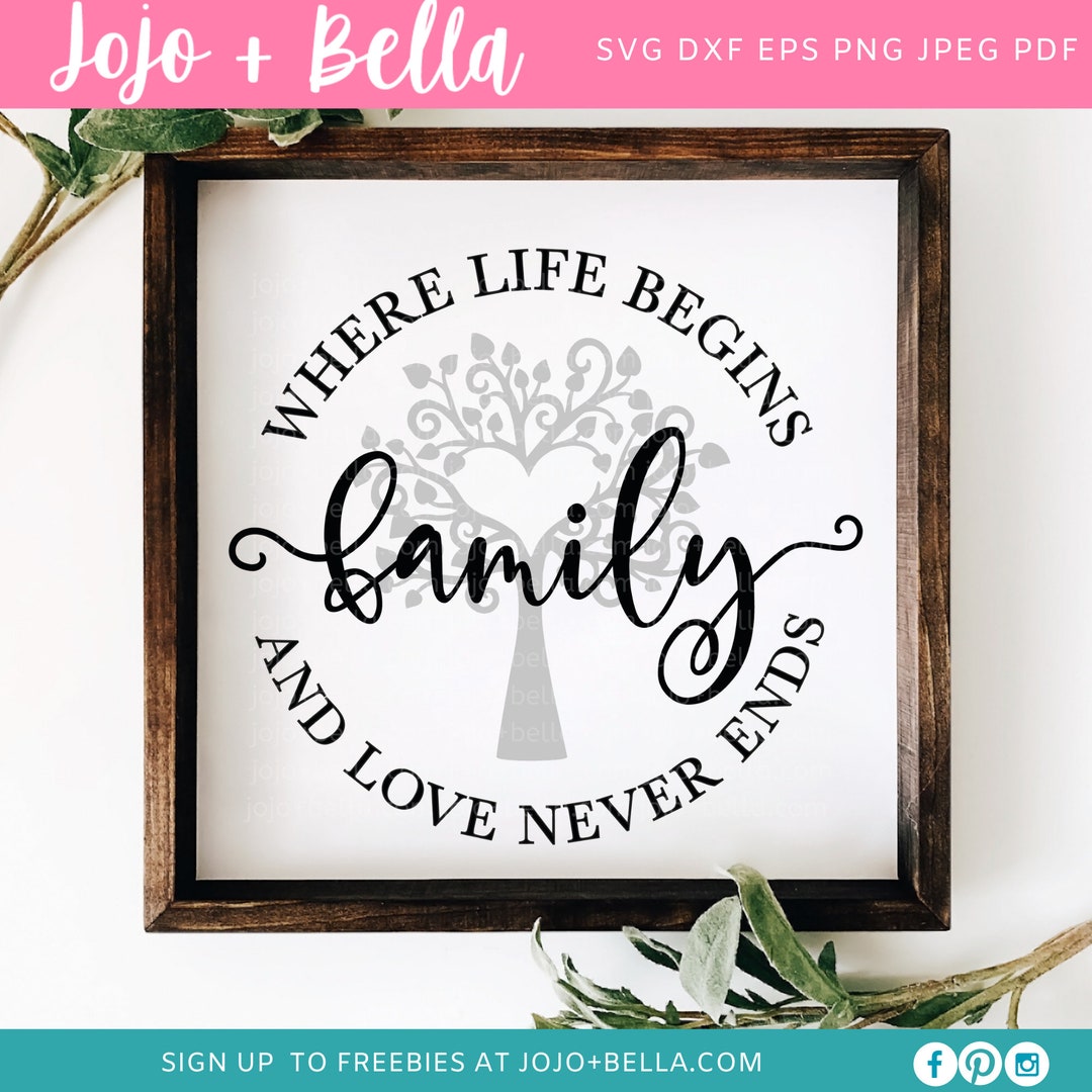 Family Svg, Family Tree Svg, Tree Svg, Family Sign Svg, Svg Files for ...