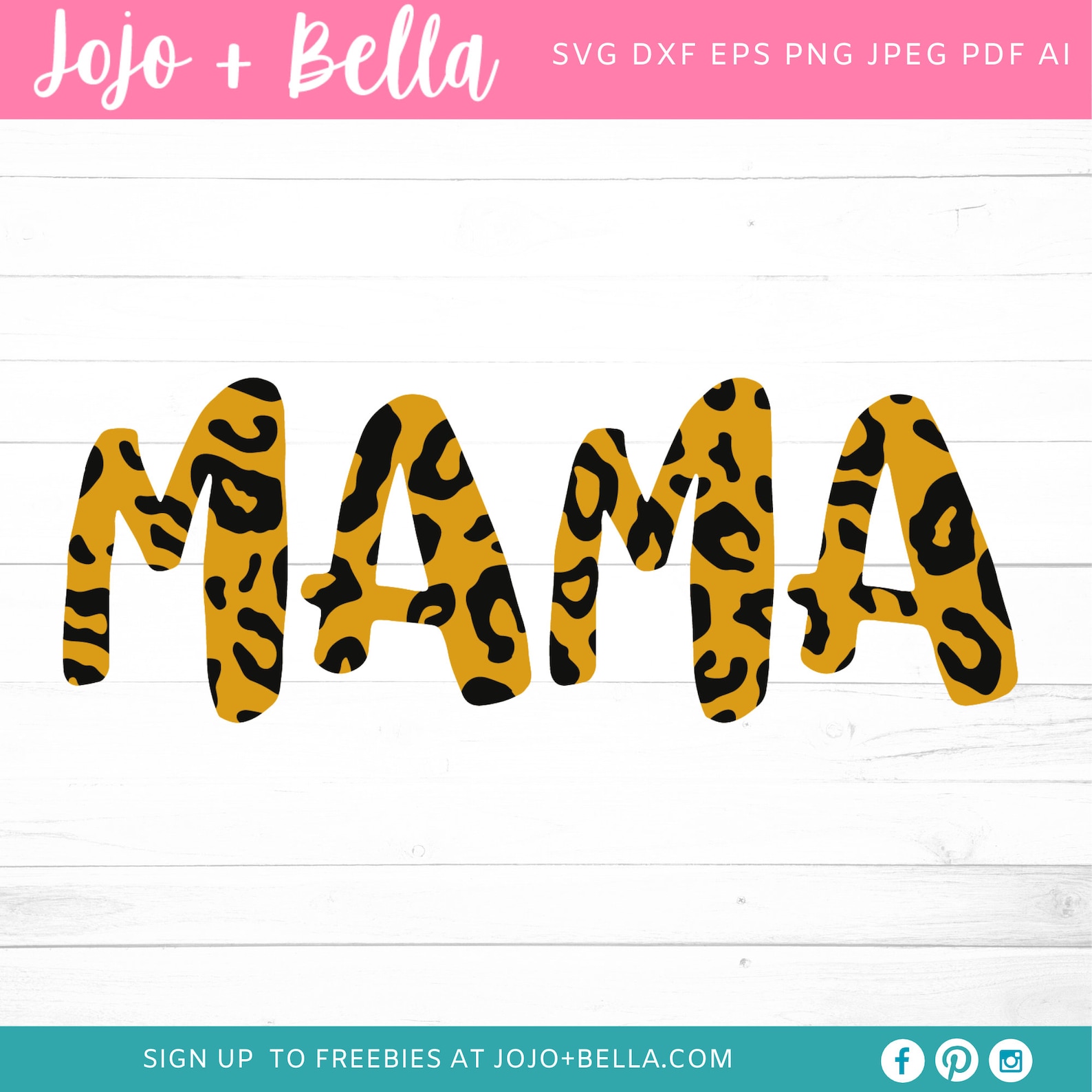 Mama Leopard Print Svg Mom SVG Mama Svg Mother's Day - Etsy