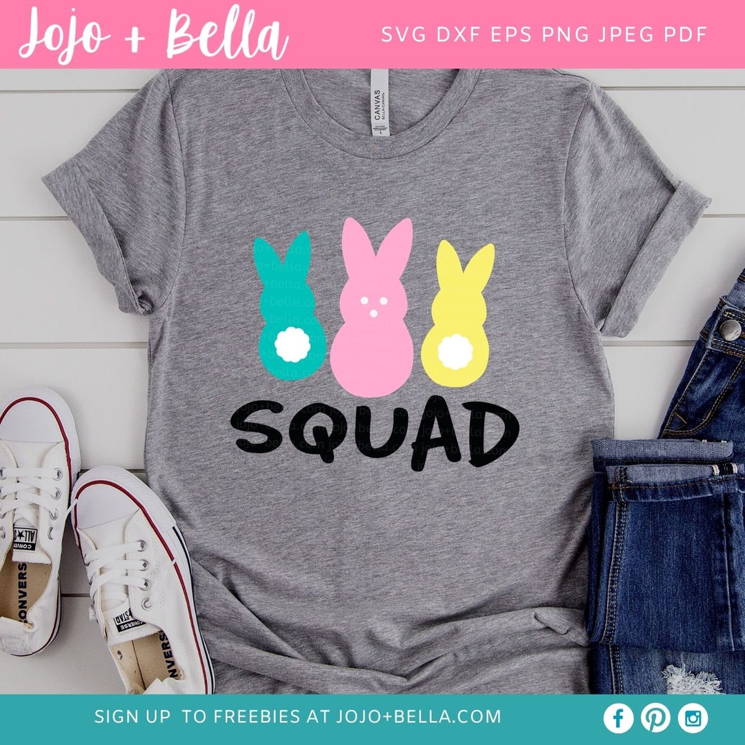 Easter Squad Svg, Easter Svg, Bunny SVG, Easter Bunny Svg, Easter, Cut ...